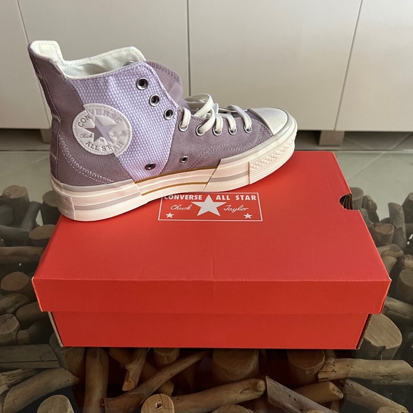 Converse | Shoes | Converse Chuck 7 Plus Hi Liilac Canvas Hightop ...